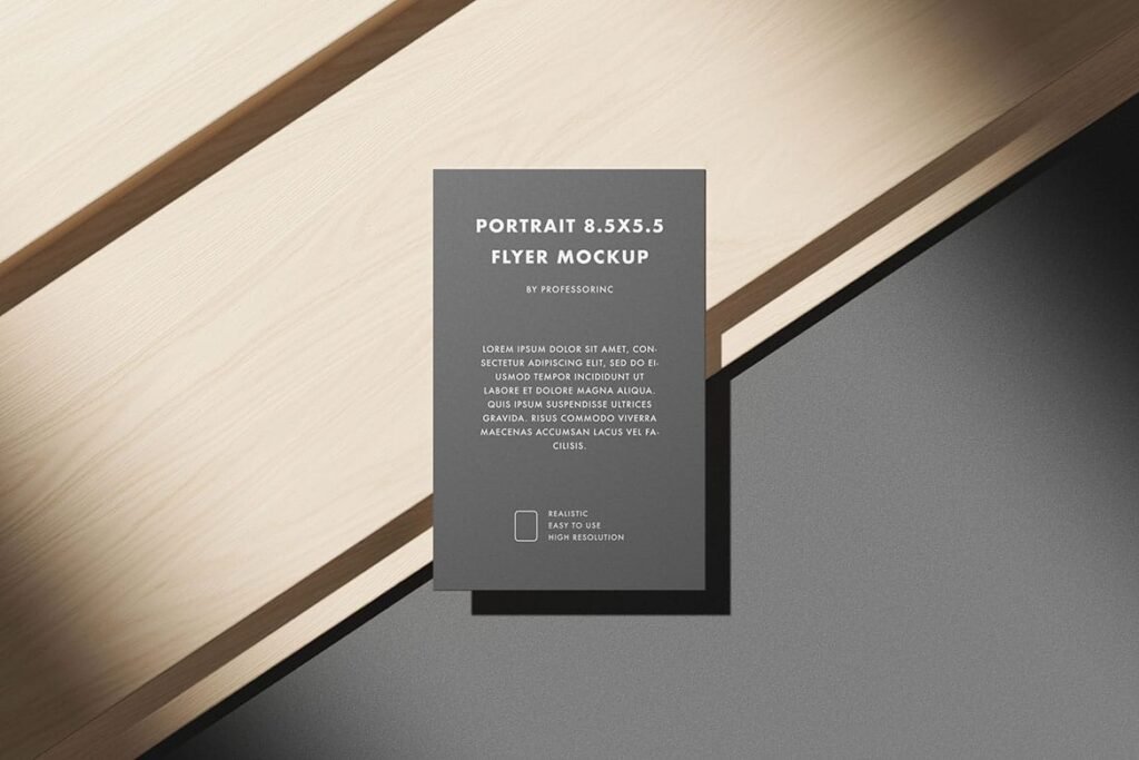 Realistic Flyer Mockups