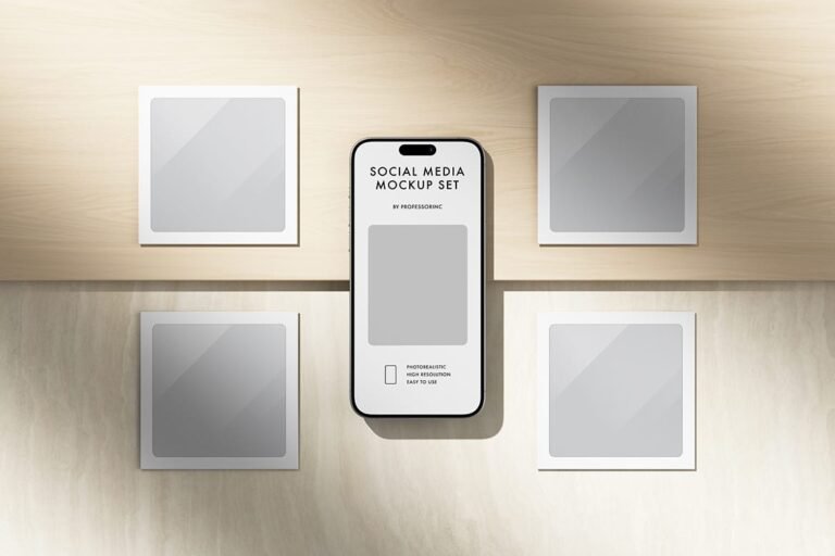 iPhone Mockup Sets - professorinc mockups